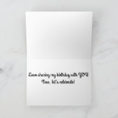 FRIENDSHIP AND "MUTUAL BIRTHDAY" CARD | Zazzle