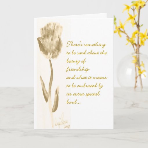 Friendship Birthday Card | Zazzle