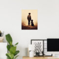 Friendship, Boy and his dog Poster | Zazzle