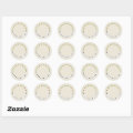 Friendship Bracelet Merry And Bright Christmas Classic Round Sticker ...