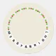 Friendship Bracelet Merry And Bright Christmas Classic Round Sticker ...
