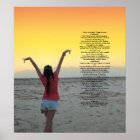 Christian Friendship Poem Poster | Zazzle.com