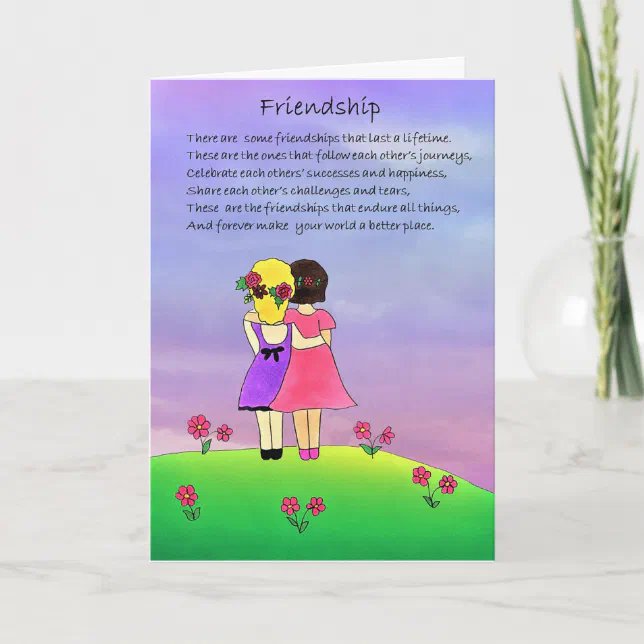 Friendship Greeting Card | Zazzle