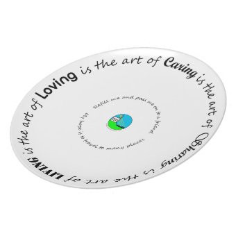 Friendship Pass It On Plate - Melamine | Zazzle