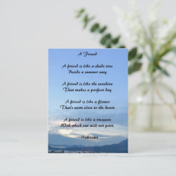 Friendship Postcard | Zazzle