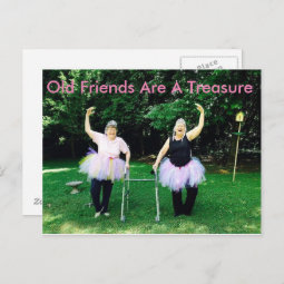 Friendship Postcards for Senior Citizens | Zazzle