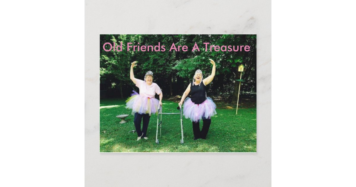 Friendship Postcards for Senior Citizens | Zazzle