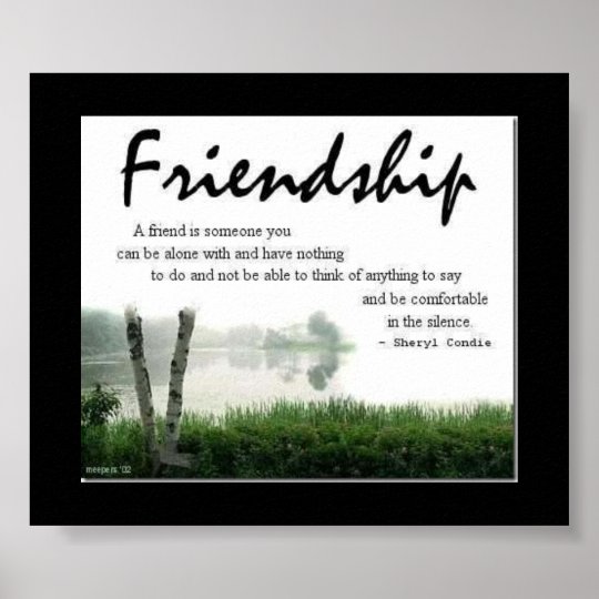 Friendship Poster | Zazzle.com