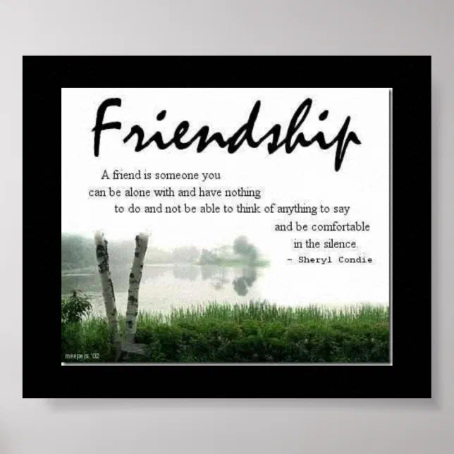 Friendship Poster | Zazzle