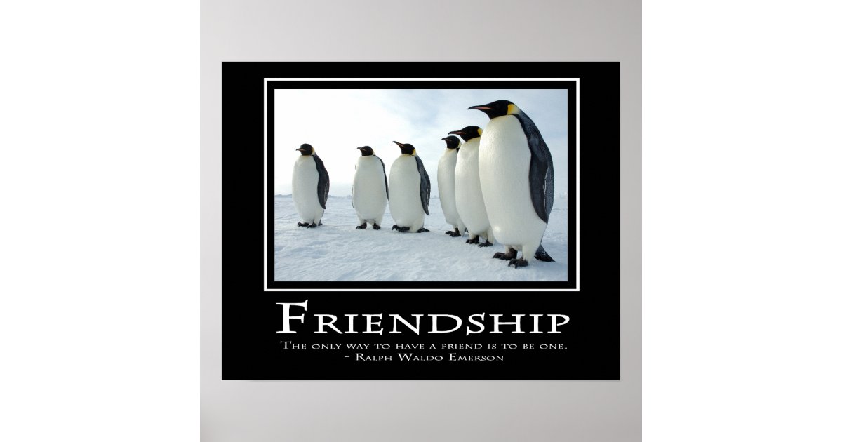 Friendship Poster | Zazzle