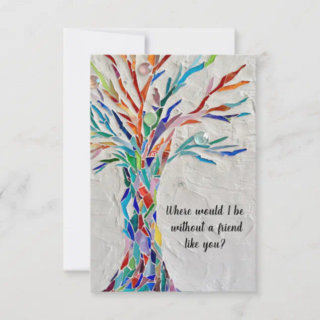Friendship Tree Of Life Card | Zazzle