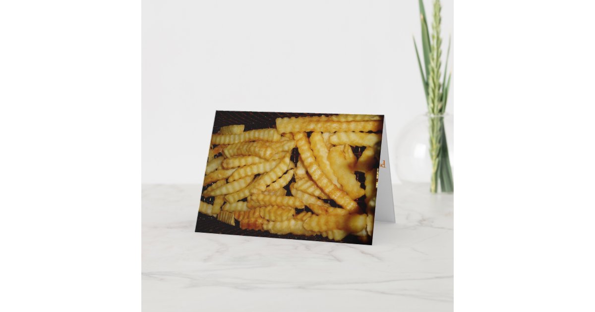 "Fries" Birthday Card | Zazzle