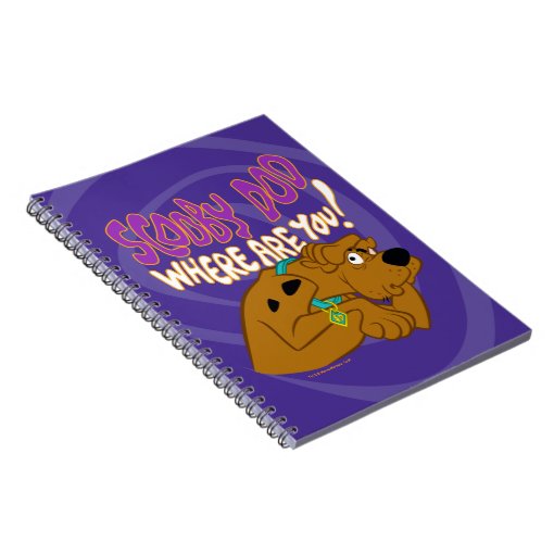Frightened Scooby-Doo Notebook | Zazzle