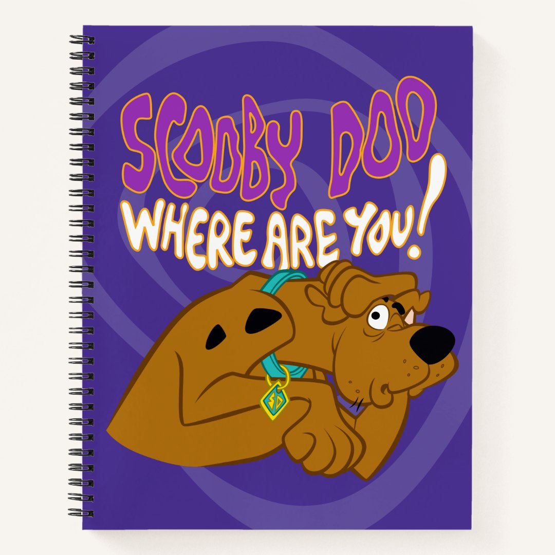 Frightened Scooby-Doo Notebook | Zazzle