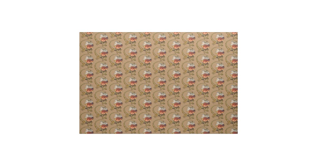 frill necked lizard fabric | Zazzle