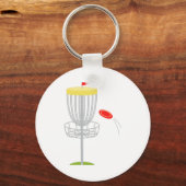 Frisbee Disc Golf Keychain | Zazzle
