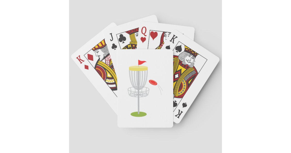 Frisbee Disc Golf Poker Cards | Zazzle