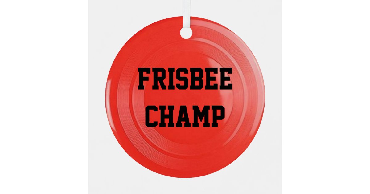 Frisbee Lover Personalized Ornament | Zazzle