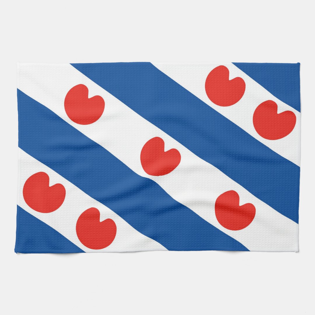 Frisia frisian flag netherlands country region towel | Zazzle