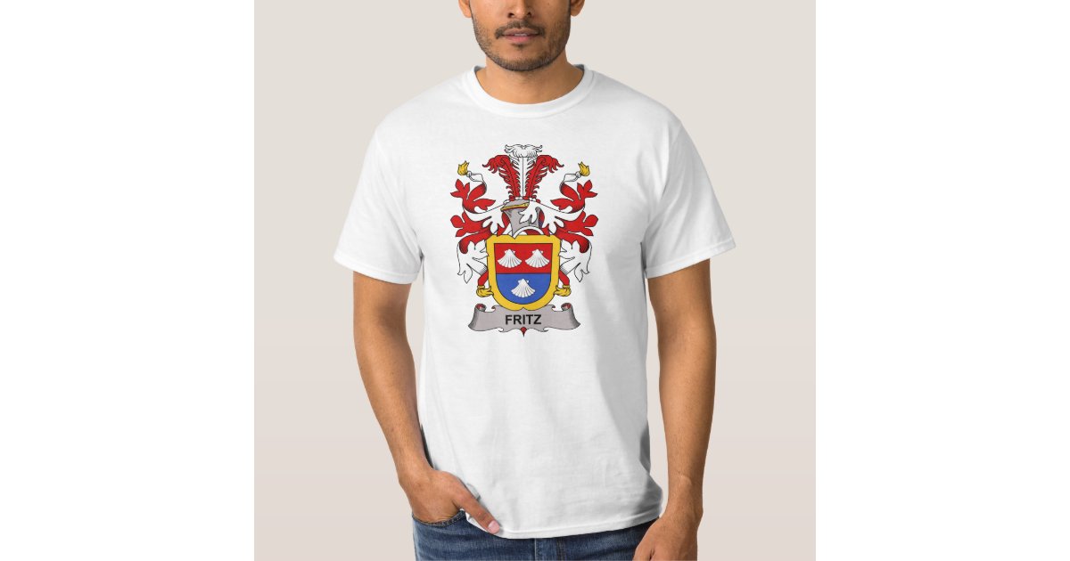 Fritz Family Crest T-Shirt | Zazzle
