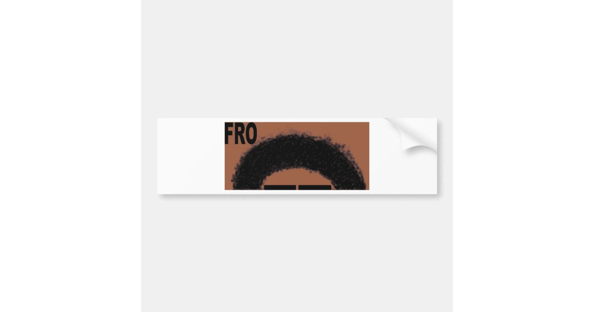 FRO BUMPER STICKER | Zazzle