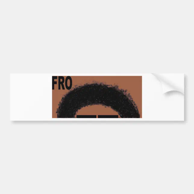 FRO BUMPER STICKER | Zazzle