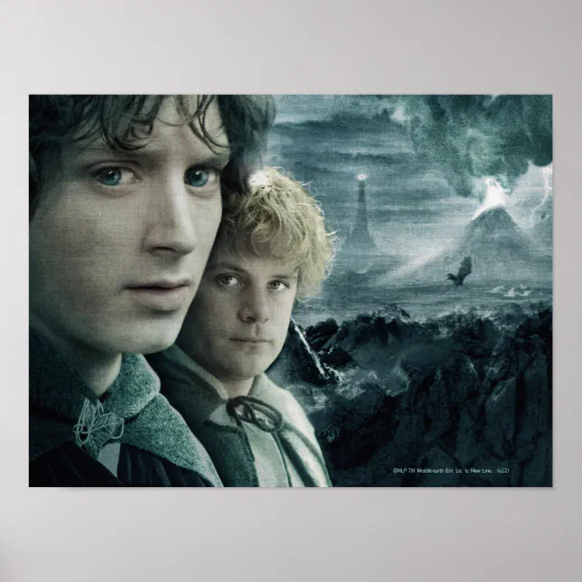 FRODO™ and Samwise Close Up Poster | Zazzle