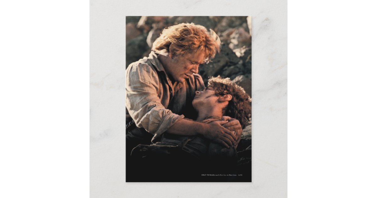 FRODO™ in Samwise's Arms Postcard | Zazzle