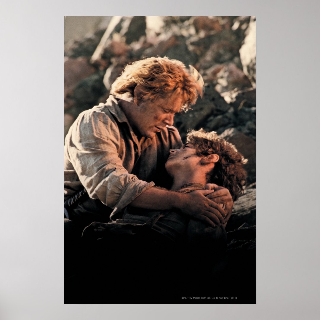 FRODO™ in Samwise's Arms Poster | Zazzle