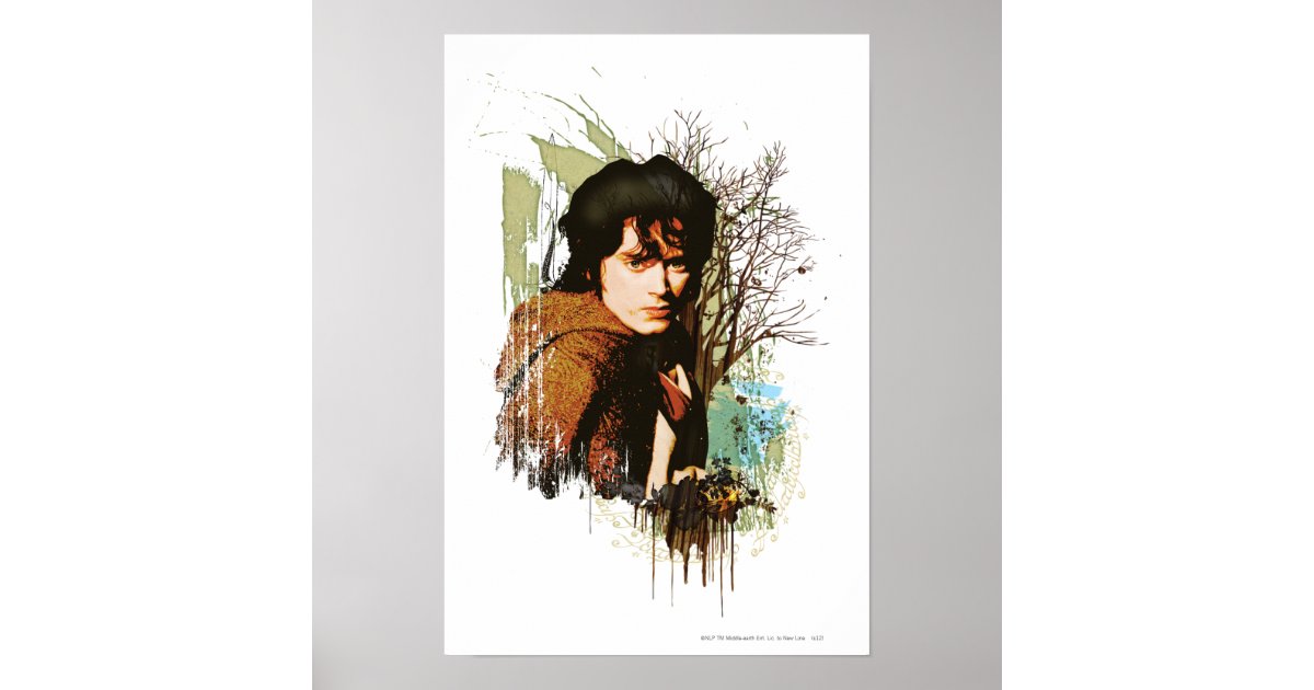 FRODO™ Mixed Media Vector Collage Poster | Zazzle