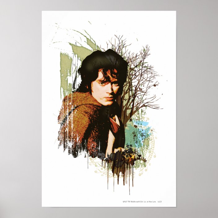 FRODO™ Mixed Media Vector Collage Poster | Zazzle.com