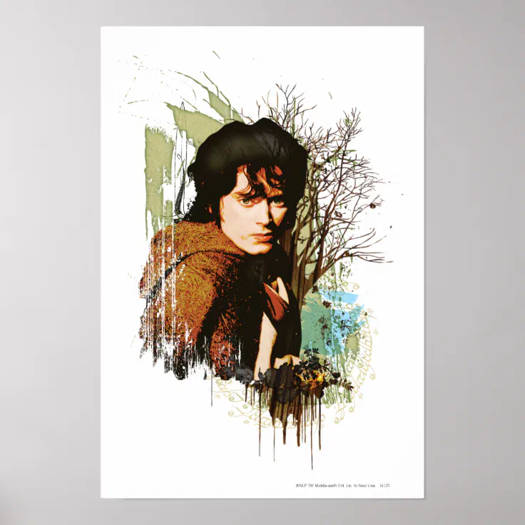 FRODO™ Mixed Media Vector Collage Poster | Zazzle