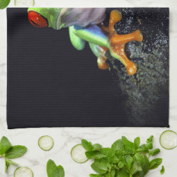 Frog 3 Kitchen Towels | Zazzle