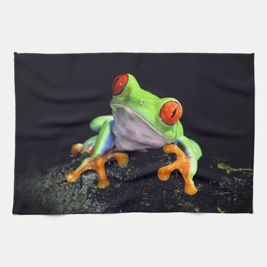 Frog 3 Kitchen Towels | Zazzle.com