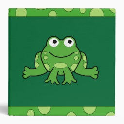 Frog Binder | Zazzle
