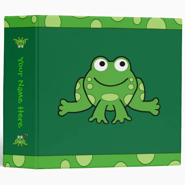 Frog Binder | Zazzle
