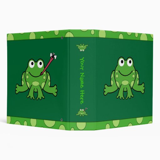 Frog Binder | Zazzle