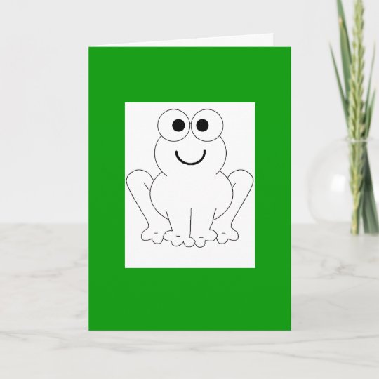Frog Birthday Card | Zazzle.com