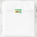 FROG CHRISTIAN ACRONYM FULLY RELY ON GOD CLASSIC ROUND STICKER | Zazzle