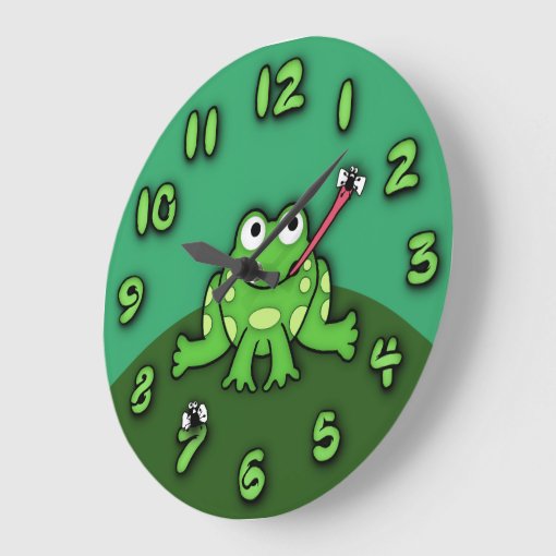 Frog Clock | Zazzle
