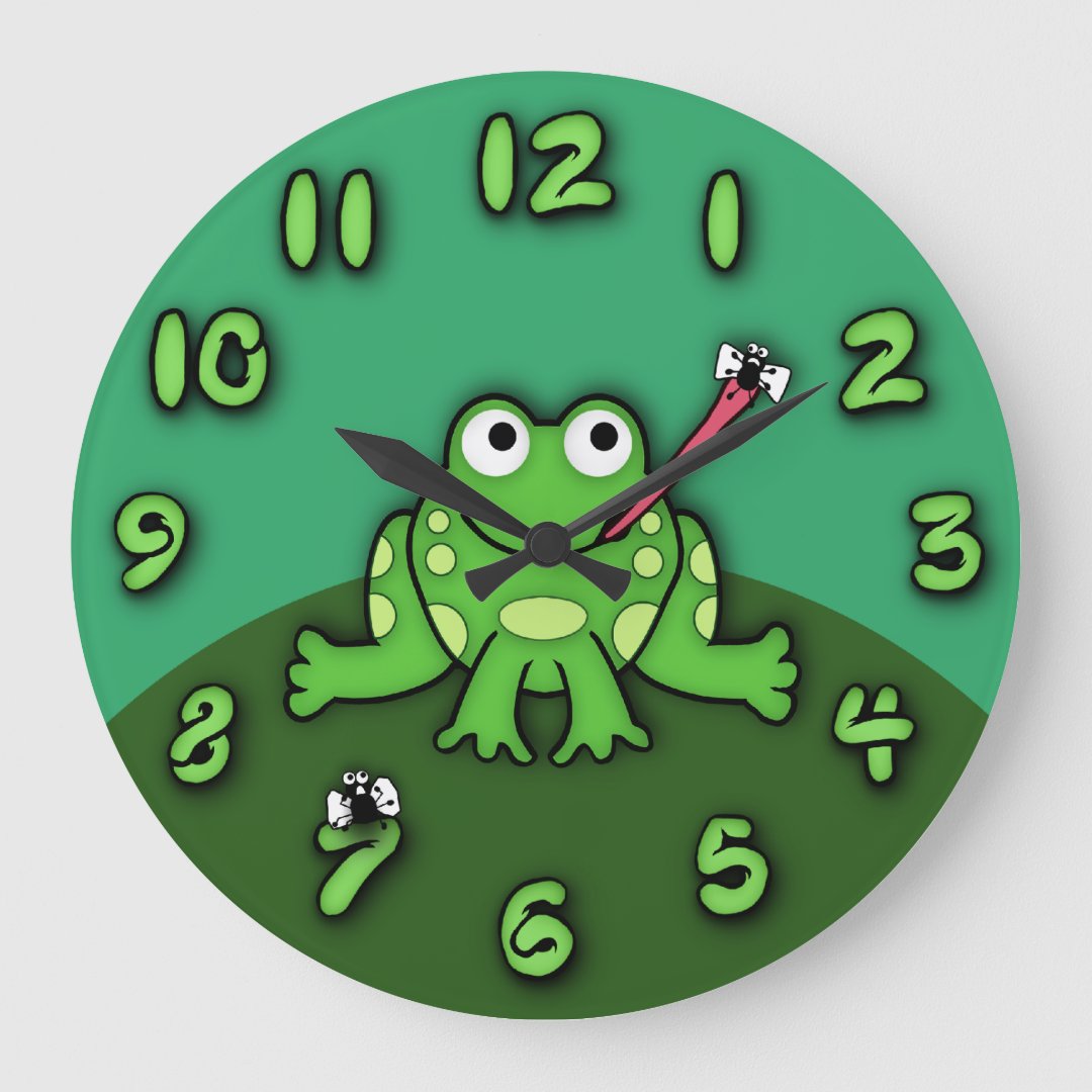Frog Clock | Zazzle