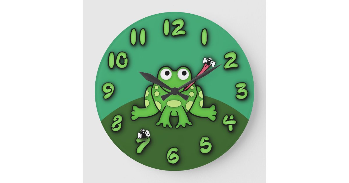 Frog Clock | Zazzle