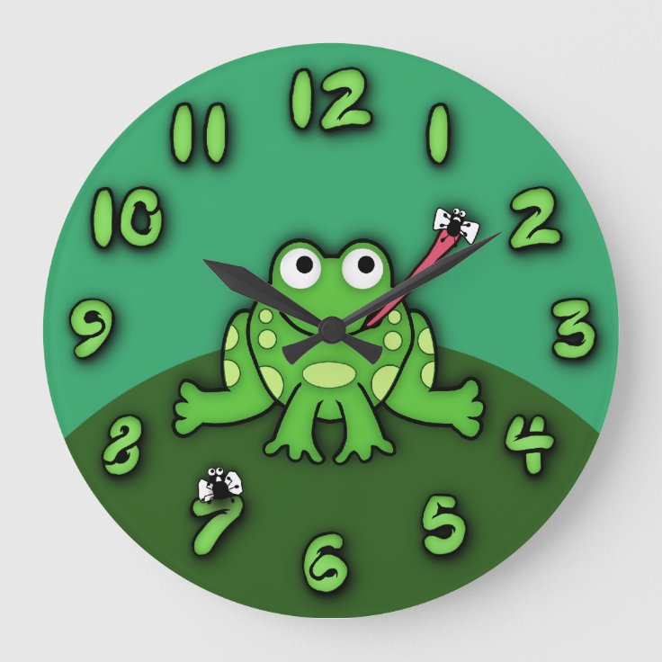Frog Clock | Zazzle