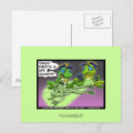 Frog Homicide Police Cartoon On Funny Postcards | Zazzle