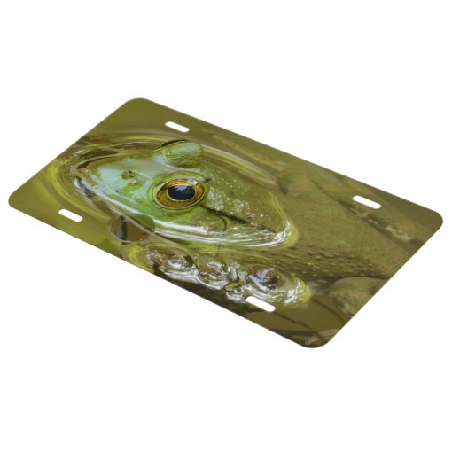 Frog License Plate Frog Vanity Plate | Zazzle