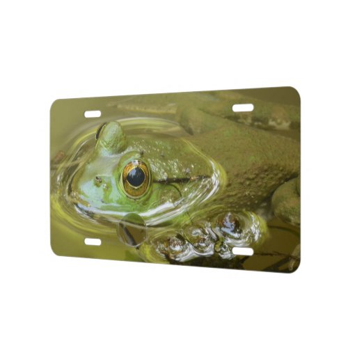 Frog License Plate Frog Vanity Plate | Zazzle