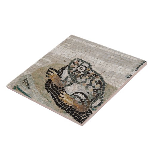 Frog, Nile mosaic, from the House of the Faun Ceramic Tile | Zazzle