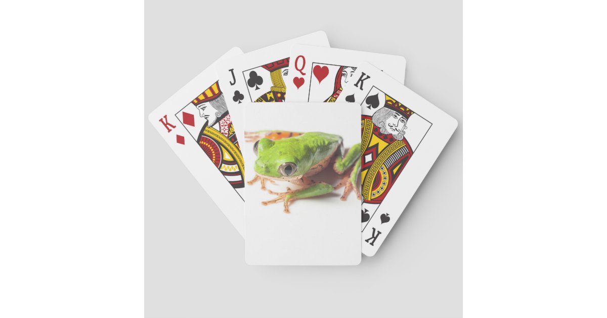 Frog Playing Card | Zazzle