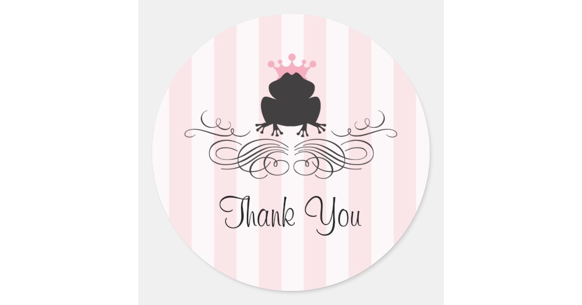 Frog Prince Charming Classic Round Sticker | Zazzle