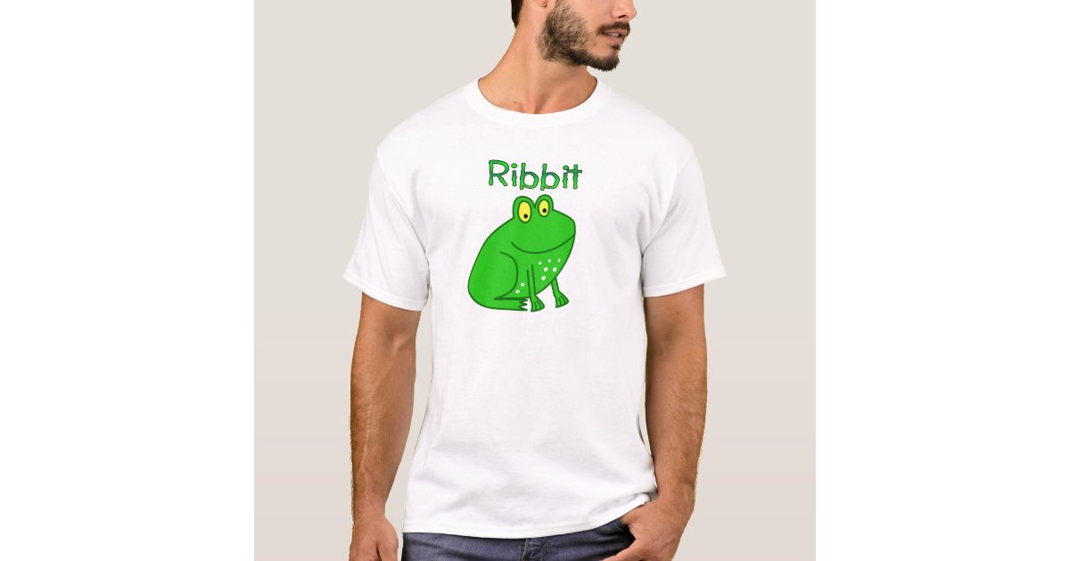 Frog Ribbit T-Shirt | Zazzle